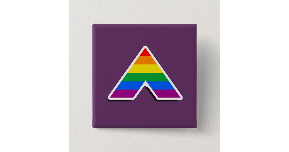 ALLY SYMBOL 3D PINBACK BUTTON | Zazzle