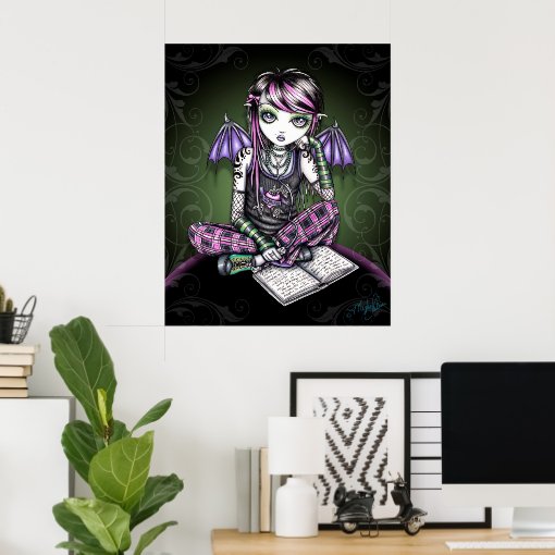 Ally Tattoo Emo Fairy Poster | Zazzle