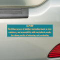 Allyship Bumper Sticker | Zazzle