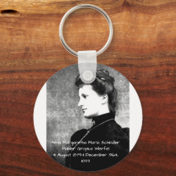 Alma Margaretha Maria Schindler Mahler Gropius Wer Keychain | Zazzle