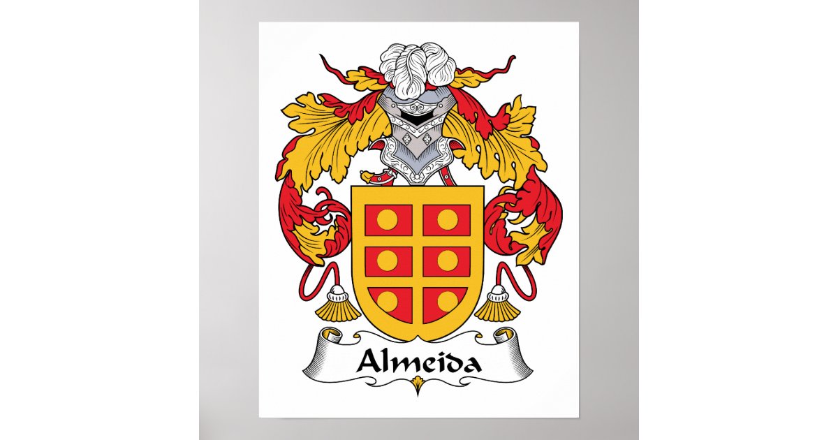 Almeida Family Crest Poster | Zazzle