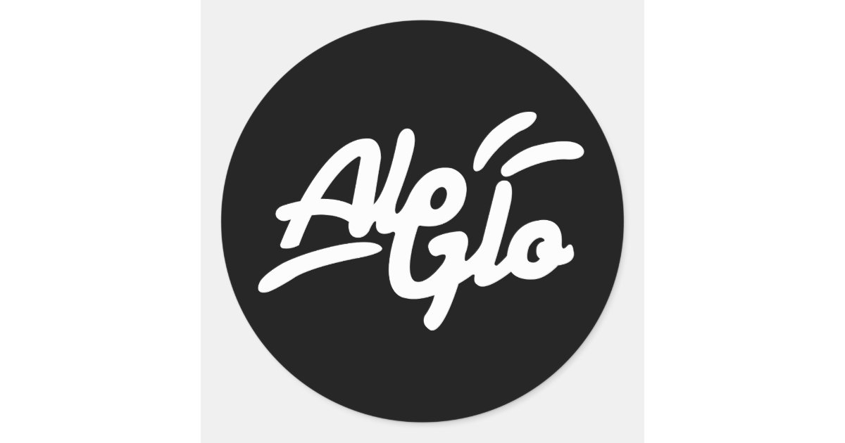 Alo Glo, the ultimate cream to divine beauty Classic Round Sticker | Zazzle