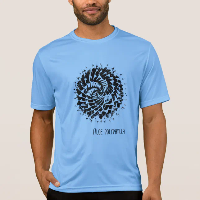 Aloe polyphylla Succulent T-Shirt | Zazzle