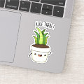 Aloe There Funny Aloe Vera Pun Sticker | Zazzle