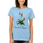 Aloe watercolor ladies' T-shirt | Zazzle