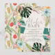 Aloha Baby Tropical Floral Baby Shower Invitation | Zazzle
