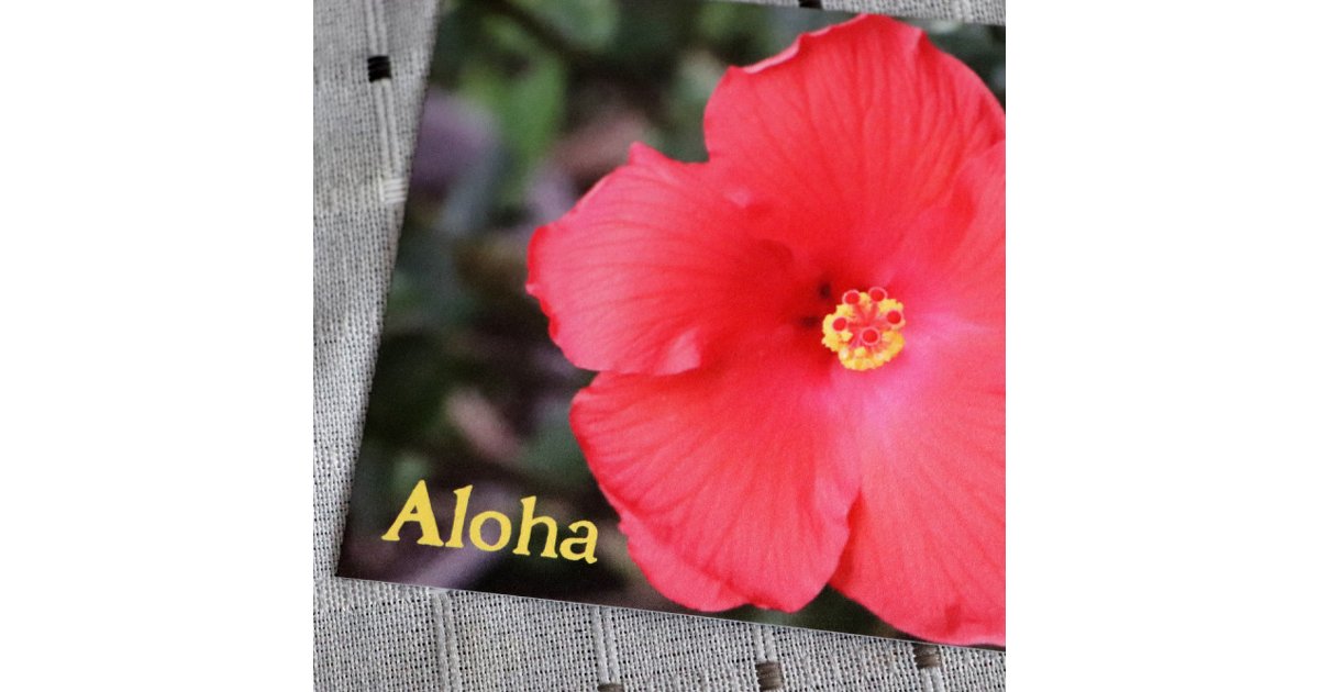Aloha From Hawaii Hawaiian Vacation Postcard | Zazzle