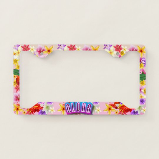 Aloha From Hawaii! License Plate Frame | Zazzle.com