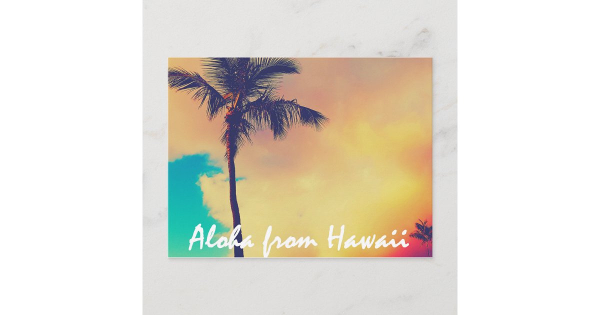 Aloha from Hawaii Postcard | Zazzle
