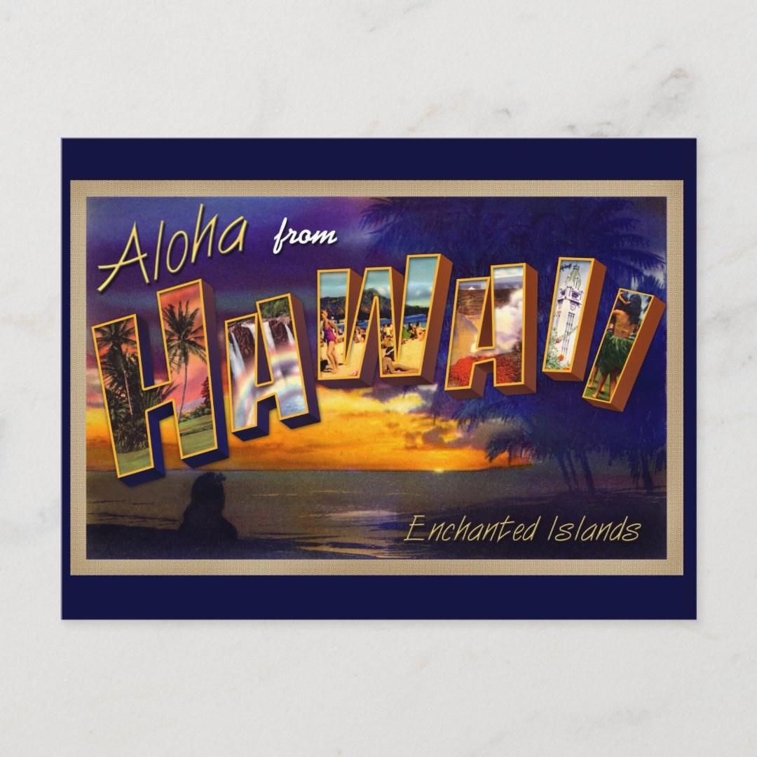 Aloha from Hawaii Postcard | Zazzle