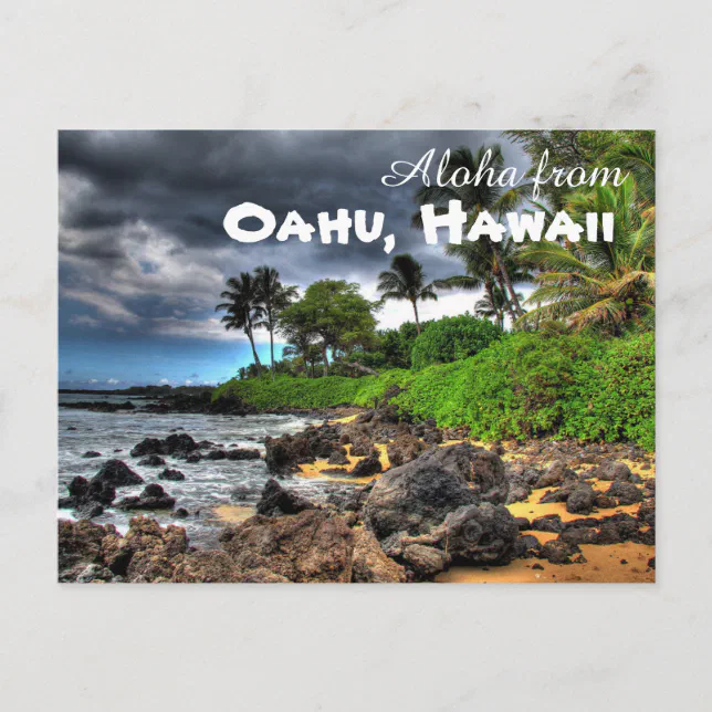 Aloha from Oahu Hawaii Postcard | Zazzle