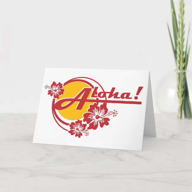 Aloha Greeting Cards | Zazzle