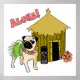 Aloha! Hawaiian Pug Posters and Prints | Zazzle