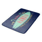 Aloha Hawaiian Surfer bath mat | Zazzle