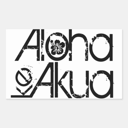 Aloha Ke Akua Stickers | Zazzle.com
