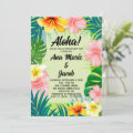 Aloha Luau Engagement Party Shower invitation | Zazzle
