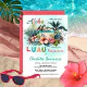 Aloha Luau Tropical Island Beach Retirement Party Invitation | Zazzle