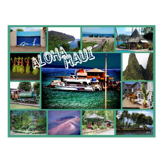Aloha Maui Postcard | Zazzle.com