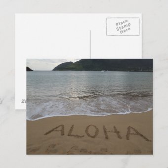 Aloha on the Beach Postcard | Zazzle