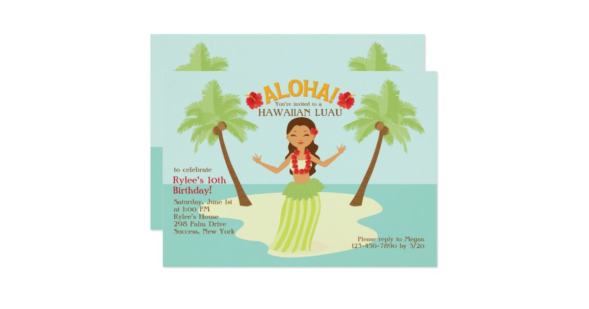Aloha Party Invitation | Zazzle.com