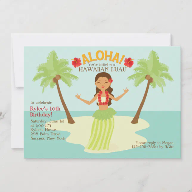 Aloha Party Invitation | Zazzle