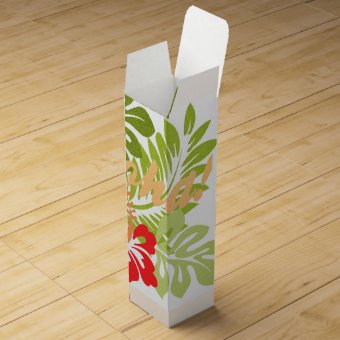 Aloha Wine Gift Box | Zazzle