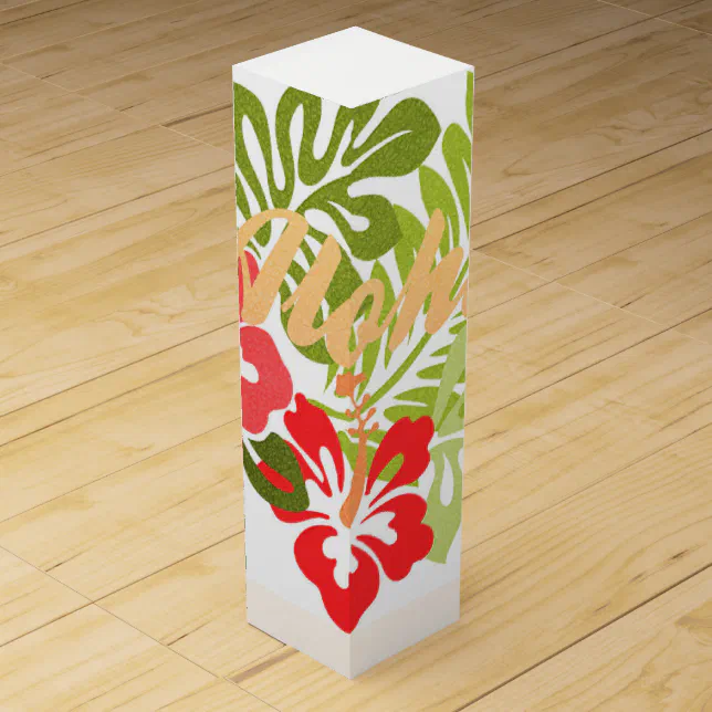 Aloha Wine Gift Box | Zazzle