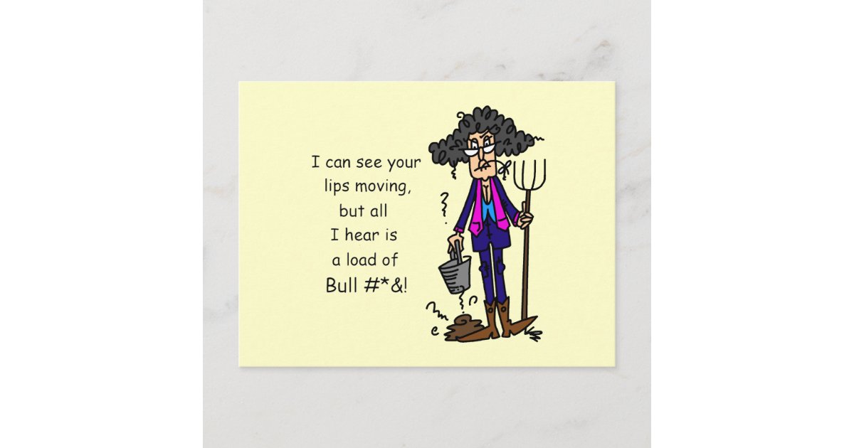 Alot of BS Postcard | Zazzle
