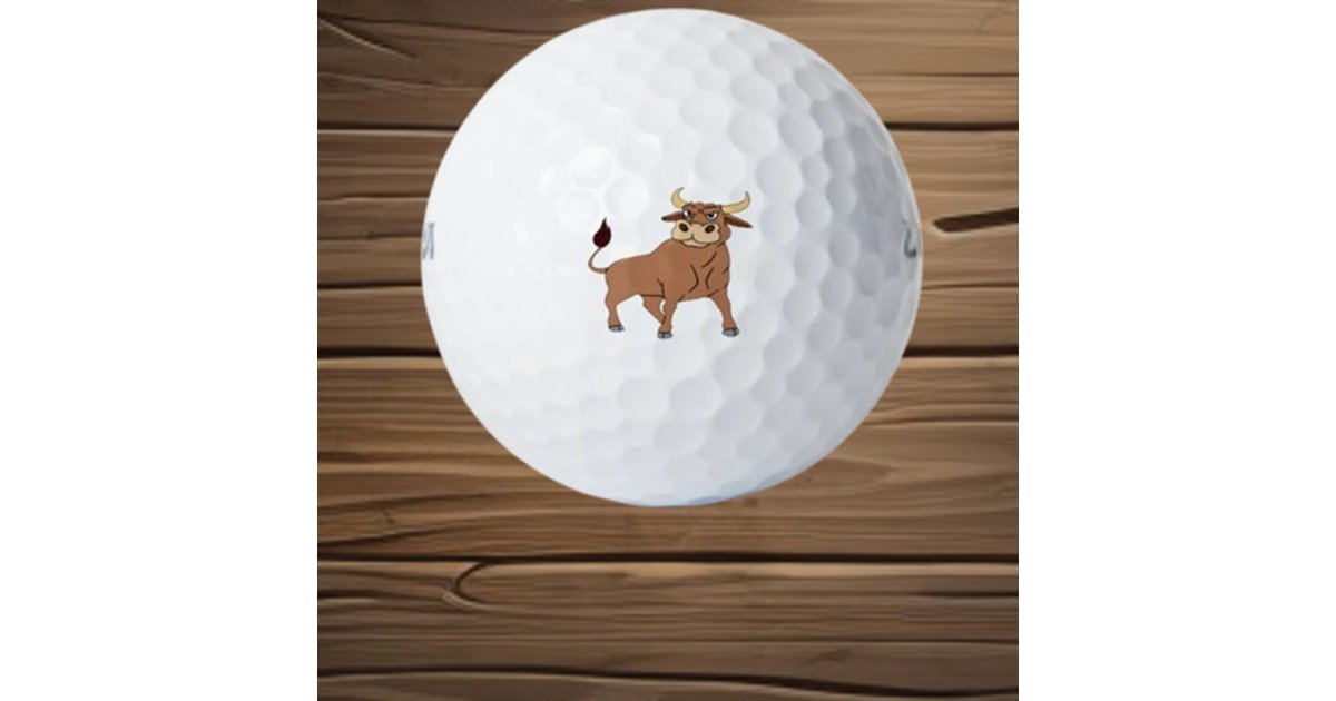 Alot of Bull GOLF BALLS | Zazzle