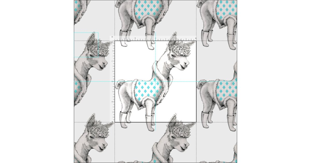 Alpaca Fabric | Zazzle