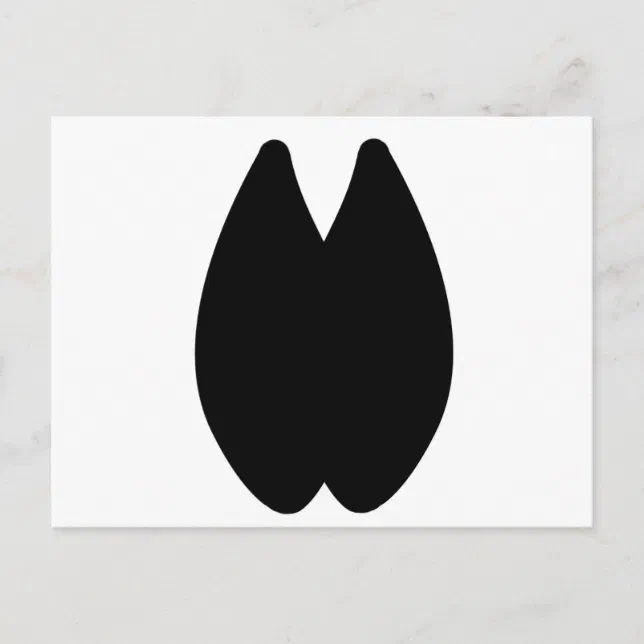 Alpaca Footprint Postcard | Zazzle