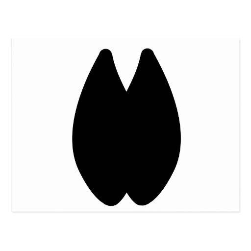 Alpaca Footprint Postcard | Zazzle