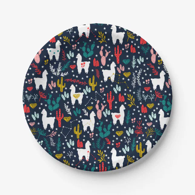 Alpaca Paper Plate | Zazzle
