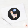 Alpaca Your Wound Cute Llama Wound Care Nurse Classic Round Sticker ...
