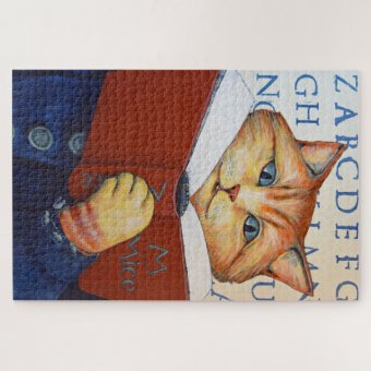 Alpha Betty Cat puzzle | Zazzle