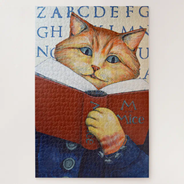 Alpha Betty Cat puzzle | Zazzle