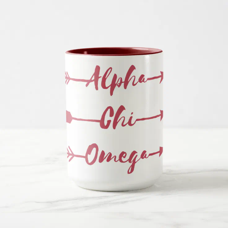 Alpha Chi Omega | Arrows Mug | Zazzle