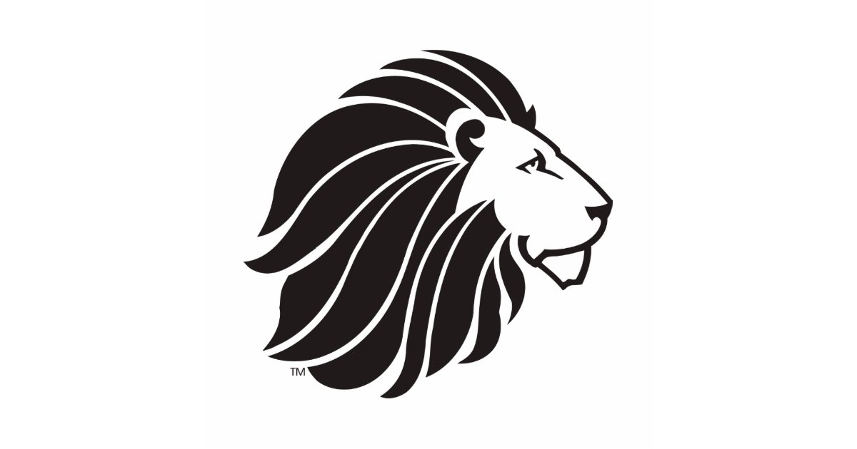 Alpha Delta Pi Black Lion Statuette | Zazzle