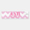Alpha Delta Pi Pink Letters Bumper Sticker | Zazzle