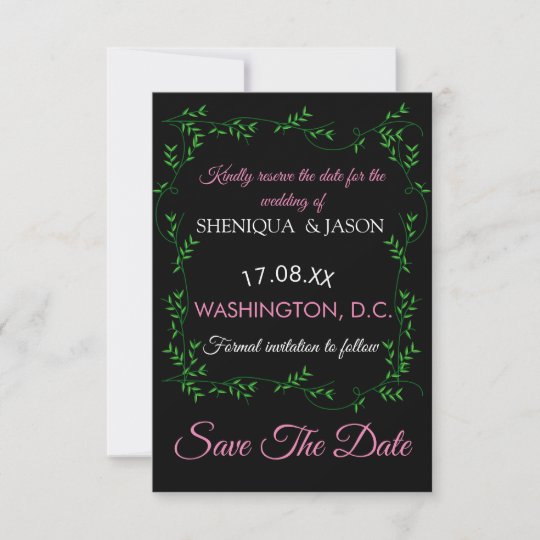 Alpha Kappa Alpha - Save The Date Invitation | Zazzle.com