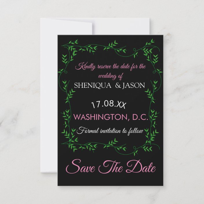 Alpha Kappa Alpha - Save The Date Invitation | Zazzle