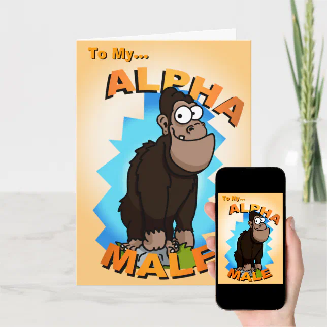 Alpha Male Birthday Card | Zazzle