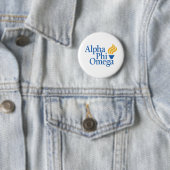Alpha Phi Omega Color - Torch Button | Zazzle