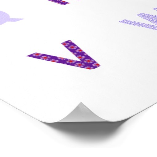 Alphabet Capital Letters Poster | Zazzle