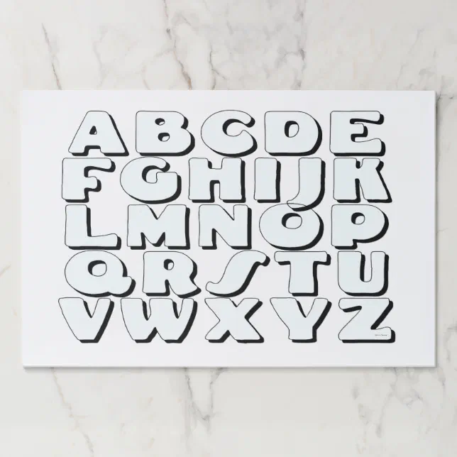 Alphabet Kids Coloring Sheets Paper Pad | Zazzle
