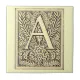 Alphabet Letter A Tile | Zazzle