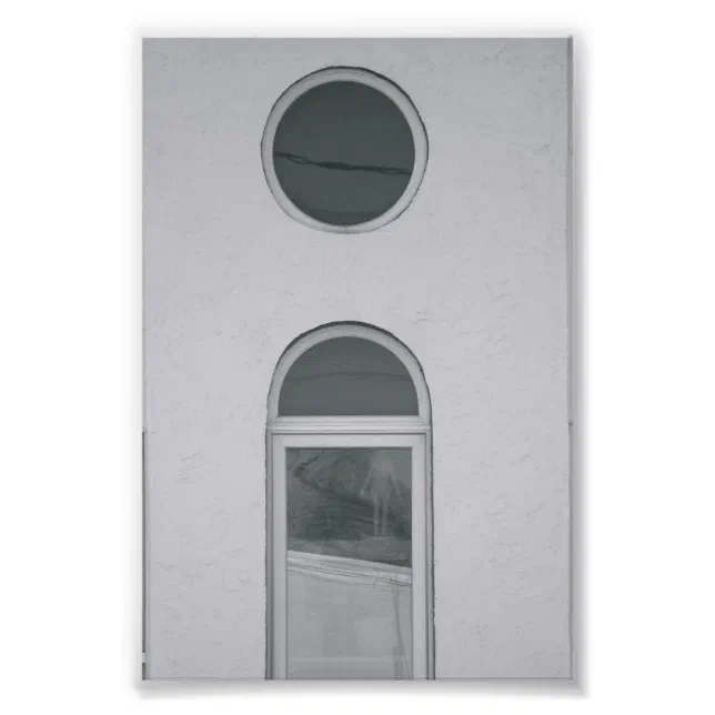 Alphabet Letter Photography I3 Black and White 4x6 Photo Print | Zazzle