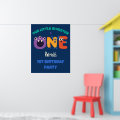 Alphabet Monsters 1st Birthday Our Little Monster Poster | Zazzle