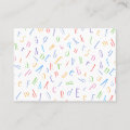 Alphabet Pattern - Substitute Teacher / Tutor Business Card | Zazzle