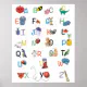 Alphabet phonics poster | Zazzle